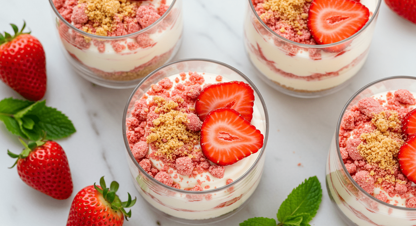 Ultimate Strawberry Crunch Cheesecake Cup: 5 Secrets To Perfect No-Bake ...